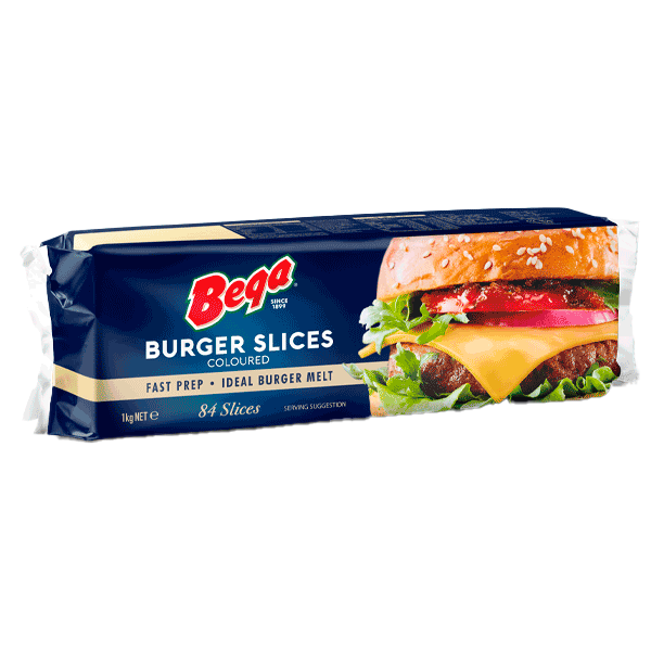 Bega Coloured Burger Slices 1kg - Bega Foodservices SG